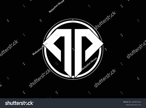 Alphabet Letter Pp Icon Logo Stock Vector Royalty Free 2240474181