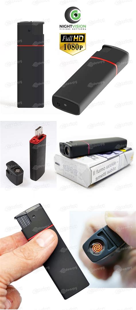 Accendino Spy Con Telecamera Nascosta