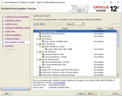 oracle database 12c release 2 12 2 installation on oracle linux 7 ol7