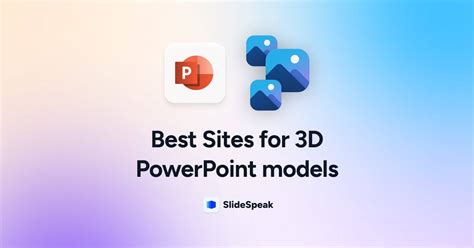 best sites for 3d models for powerpoint free and paid slidespeak