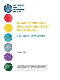 Sexual Orientation Gender Identity SO GI Data Collection Sexual Orientation Gender