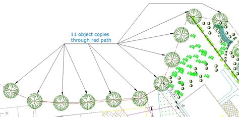 How Do I Do Object Copies Along Uniform Non Uniform Path Gstarcad
