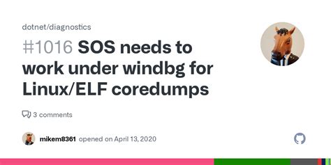 Sos Needs To Work Under Windbg For Linuxelf Coredumps · Issue 1016