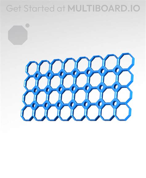 8x8 Multiboard Corner Tile X4 Stack 3d Model By Multiboard On Thangs