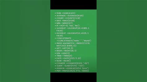 Excel Formula Exceltech Excelformula Exceltips Excelfunction