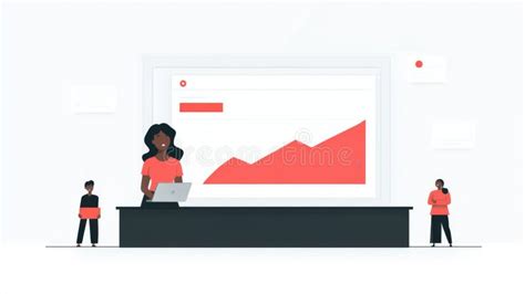 Team Collaboration And Data Analysis In Modern Office Setting Stock