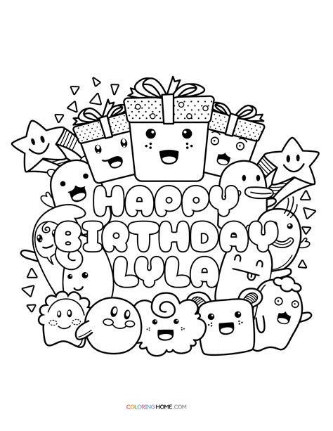 Lyla Name Coloring Pages Coloring Home