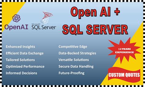 Revolutionize Your Sql Database With Artificial Intelligence By Leehamilton2000 Fiverr