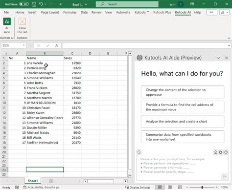 Release Notes Kutools For Excel 3000