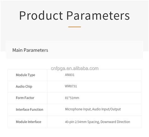 Alinx An831 Conversion Sound Signal Audio Acquisition Module Audio