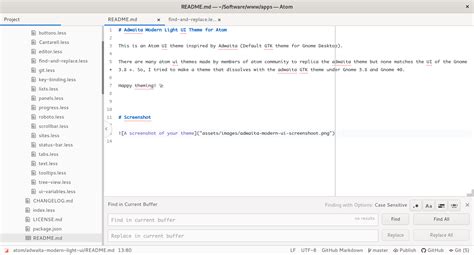 Github Pagruli Software Research Center Adwaita Modern Light Ui