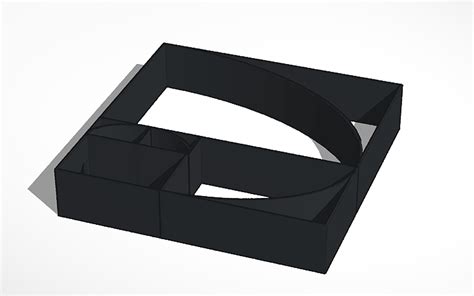 3d design fibonacci tinkercad