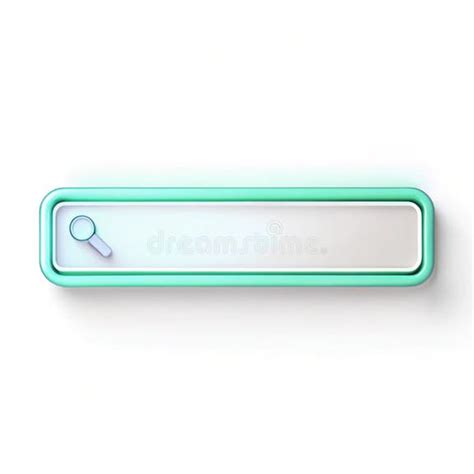 Floating Glowing Search Bar With Animated Typing Effect Stock Illustration Illustration Of