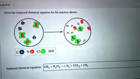 Solved 118 Of 24 Write The Balanced Chemical Equation For The Reaction