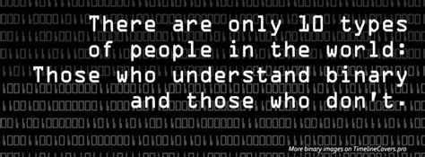 10 Types Of People Binary Facebook Cover Photo