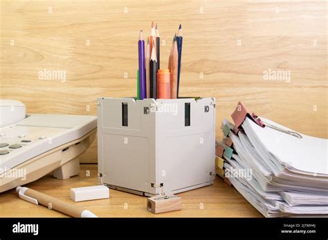 Concept Recycle Floppy Disk Creative Objects Used For Obsolete Furniture Stock Photo Alamy