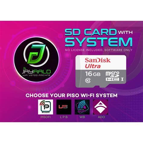 16gb 32gb Sd Card With Piso Wi Fi Software Shopee Philippines