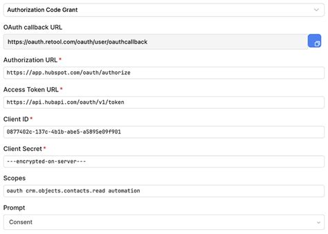 Authorizationscope Mismatch Error When Connecting Hubspot 💬 Queries And Resources Retool Forum