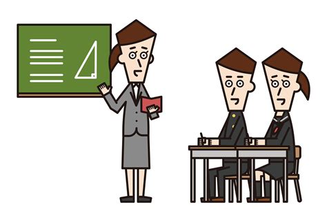 앉은 초등학생의 그림 무료 일러스트 소재집 Kukukeke