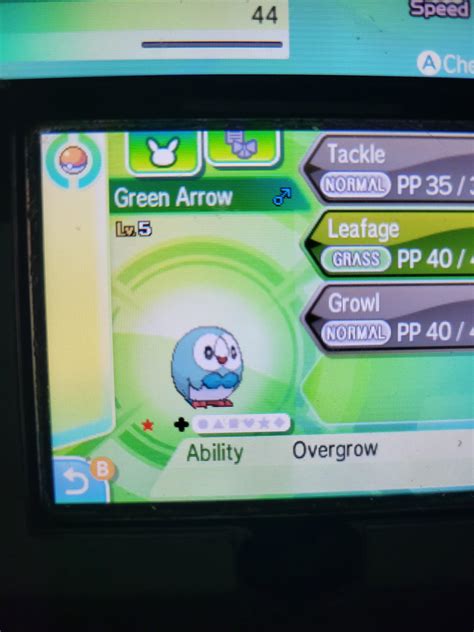 [gen7] Finally I Got A Shiny Rowlet R Shinypokemon