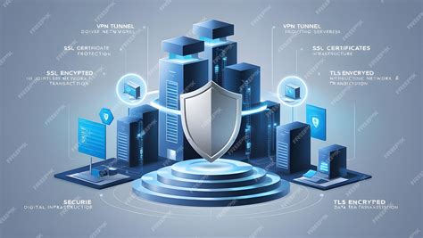 Visualization Of A Secure Network Infrastructure With Vpn Ssl And Tls Encryption Enhancing Trust