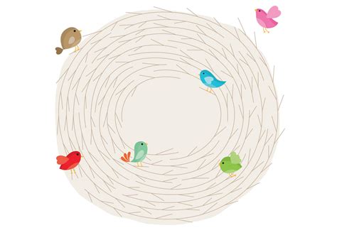 Bird In Nest Vector Download Free Vector Art Stock Graphics And Images