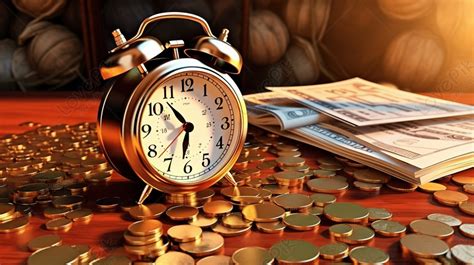 동전 더미와 알람 시계의 3d 그림 동전 3d 배경 동전 더미 배경 삽화 배경 이미지 Hd 동전 3d 동전 더미 삽화 배경 사진 무료 다운로드 Lovepik