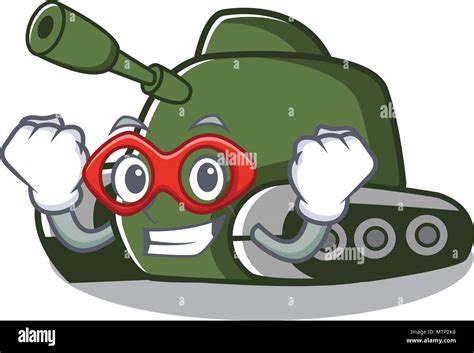 Super Hero Tank Character Cartoon Style Stock Vector Image And Art Alamy