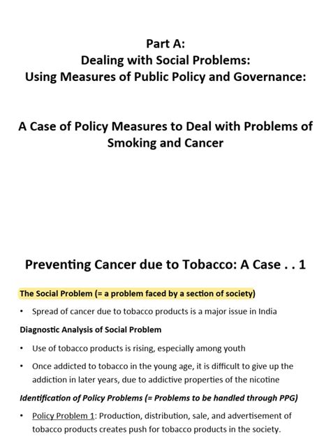 Understanding And Analyzing Policy Instrument Pdf Governance Tobacco Smoking