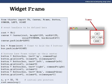 Introduction To Computing Using Python Graphical User Interfaces