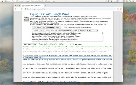 Typing Test Chrome Web Store