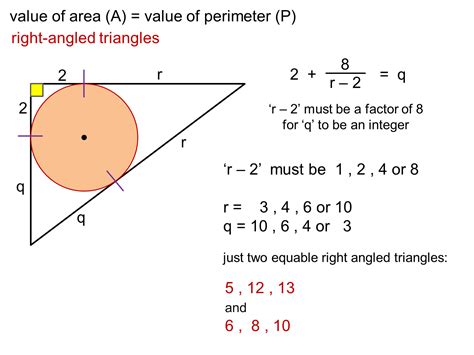 Median Don Steward Mathematics Teaching Equable Right Angled Triangles