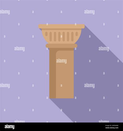 This Illustration Features An Antique Column Highlighting Its Architectural Significance And