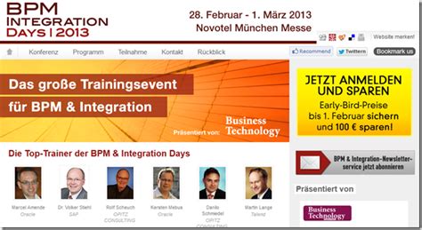 BPM Integration Days 2013 Become An BPM And ACM Expert PaaS Community Blog