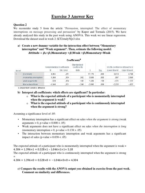 Exercise 3 Answer Key Pdf Statistical Theory Algorithms