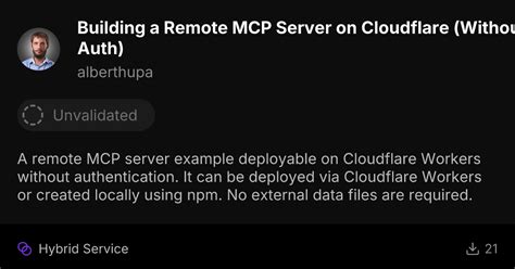 Building A Remote Mcp Server On Clou · Lobehub
