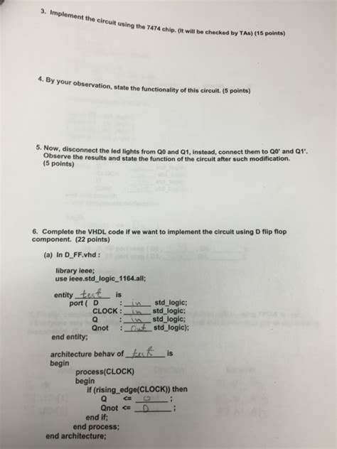 Solved II Sequential Circuit Design Given The Chegg