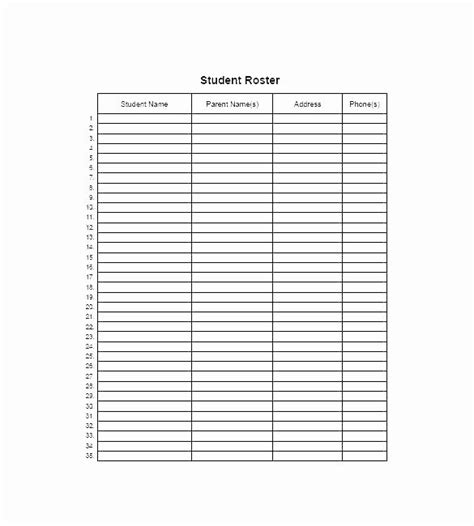 Excel Mailing List Template