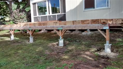 Setting Deck Posts Decks Ideas