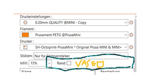 Add More Quicklinks Next To The Brim Setting · Issue 8952 · Prusa3d