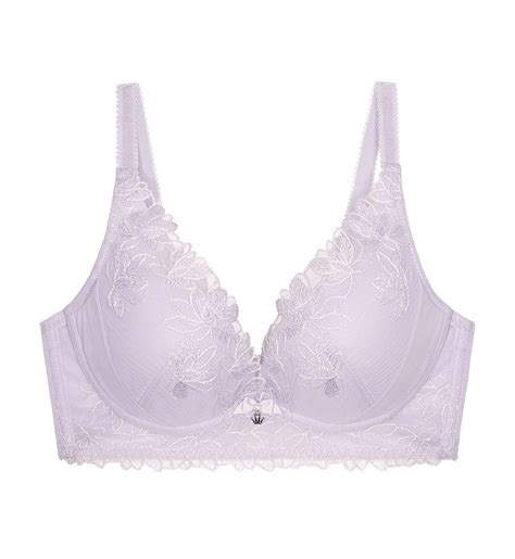 Aqua Acacia Non Wired Deep V Push Up Bra In Misty Lilac Triumph Hong Kong