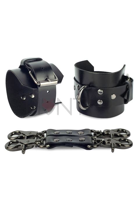 Leather Bondage Hand And Ankle Cuffs Mrs Hunter