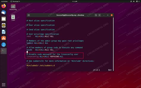 Configure Sudo Sem Senha No Ubuntu 20 04 Fossa Focal Linux Ilinuxgeek