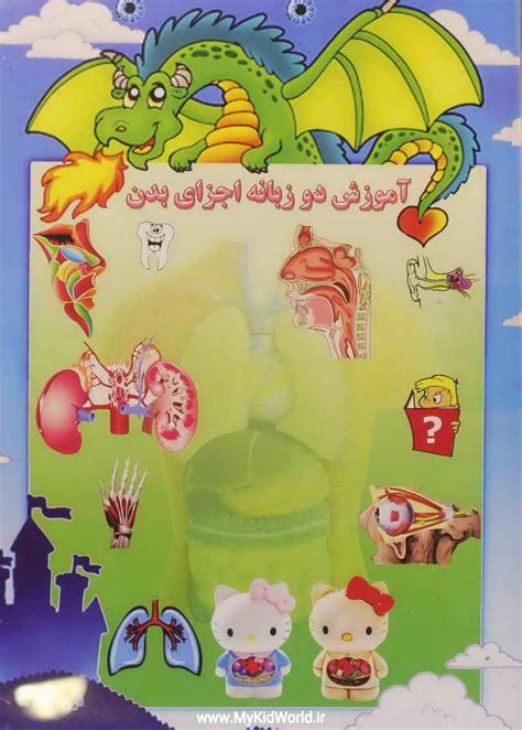 آموزش دو زبانه اعضای بدن انگلیسی فارسی دنیای کودک من