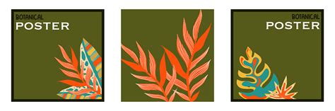 전단지 디자인을위한 미적 잔인 한 포스터 이국적인 정글 현대 벽지 추상적 인 배경 추상적 인 식물 꽃 템플릿 디자인 보보스에 대한 스톡 벡터 아트 및 기타 이미지 Istock