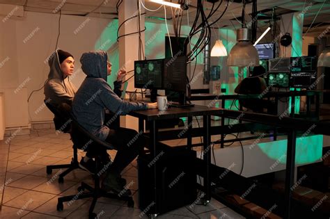 Premium Photo Cybercrime Internet Thieves Hacking Computer System