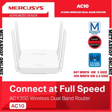 Jual Mercusys Ac Ac Wireless Dual Band Router Wi Fi Mbps Shopee Indonesia