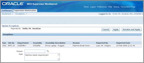 Oracle Manufacturing Execution System For Discrete Manufacturing Users Guide