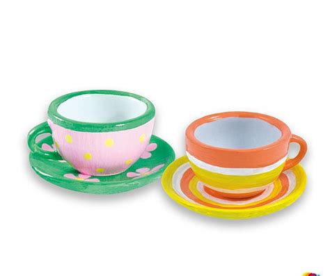 Комплект игра за чай за оцветяване Mini Party Vivre