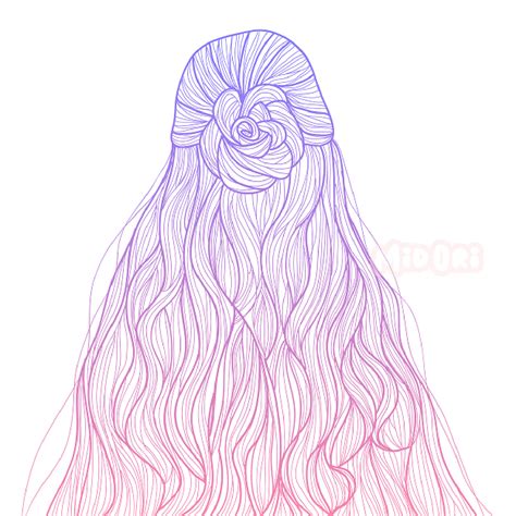 渐变线条矢量插画 Mid0ri 站酷zcool